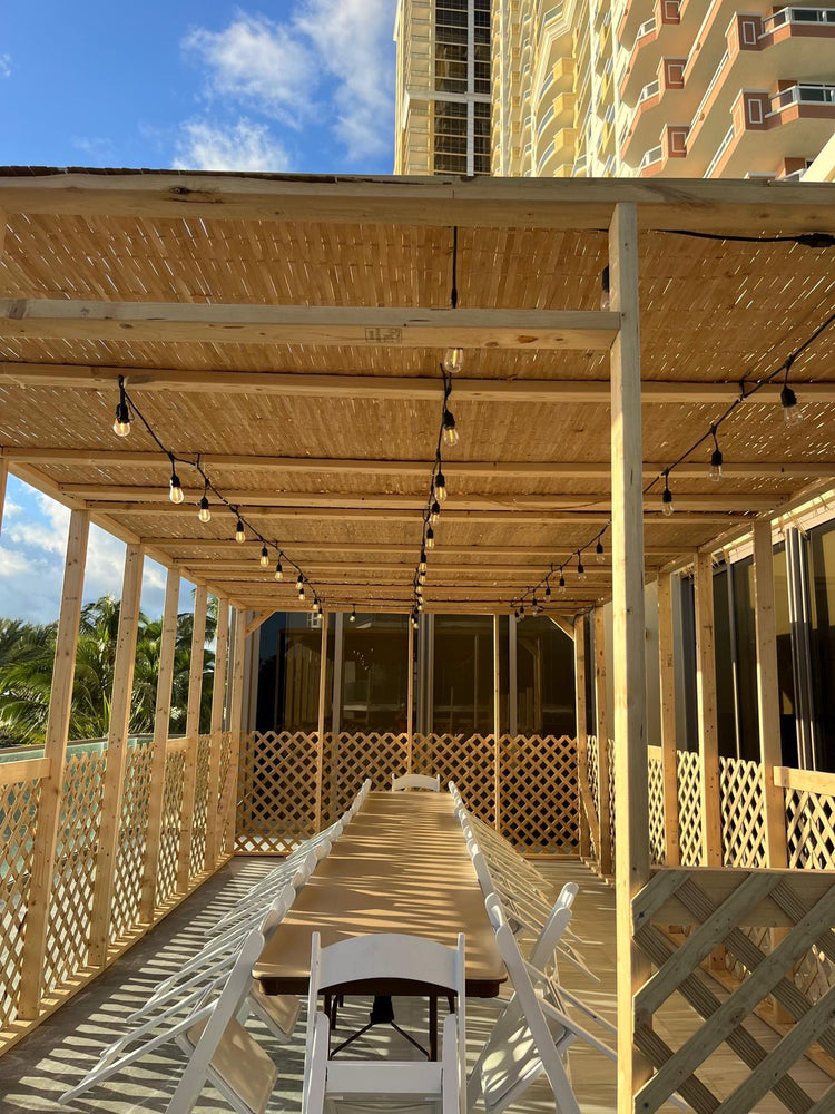 Buy premium kosher-certified bamboo schach mats for your sukkah roof ...